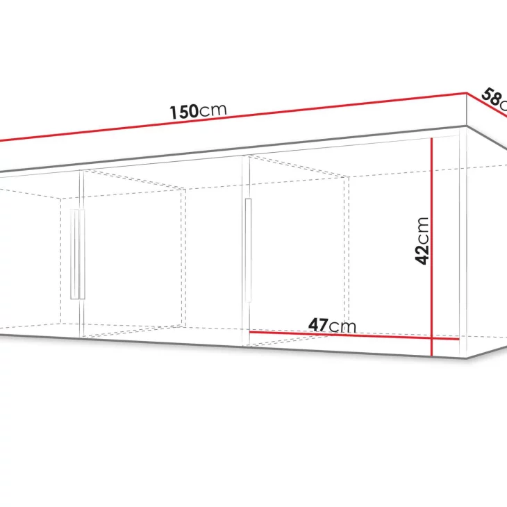 BALI LUX D3 Produžetak za komodu ili ormar