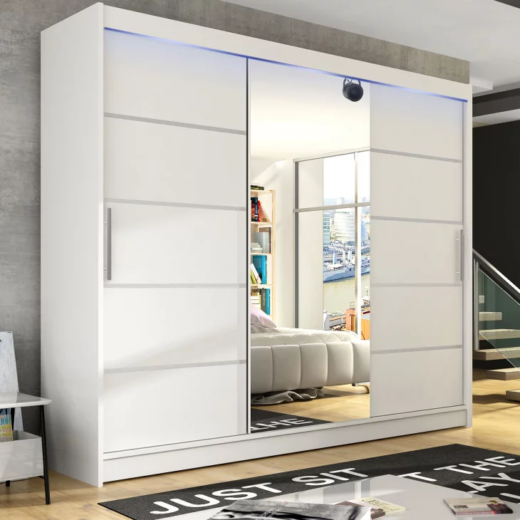 Garderobni ormar Aston VI + LED