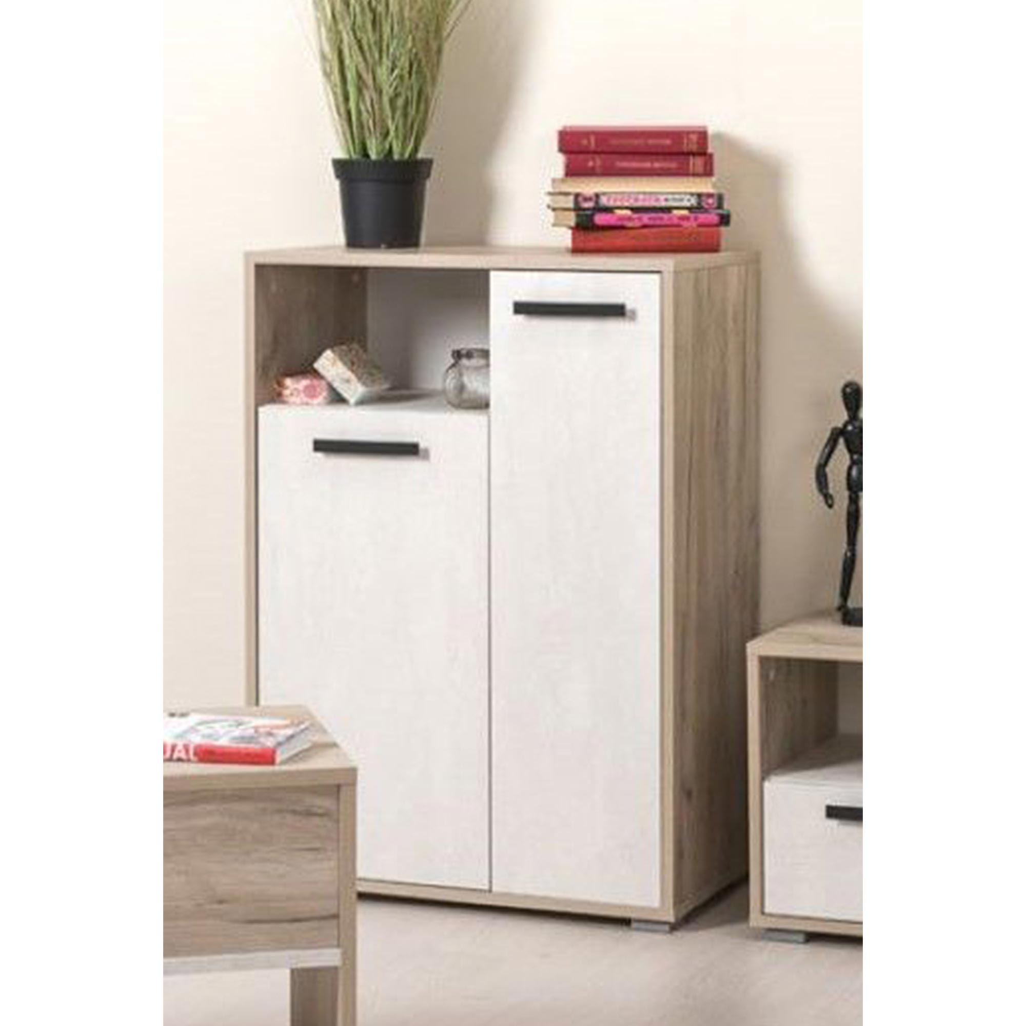 Komoda *SYLA 1 hrast + bijela